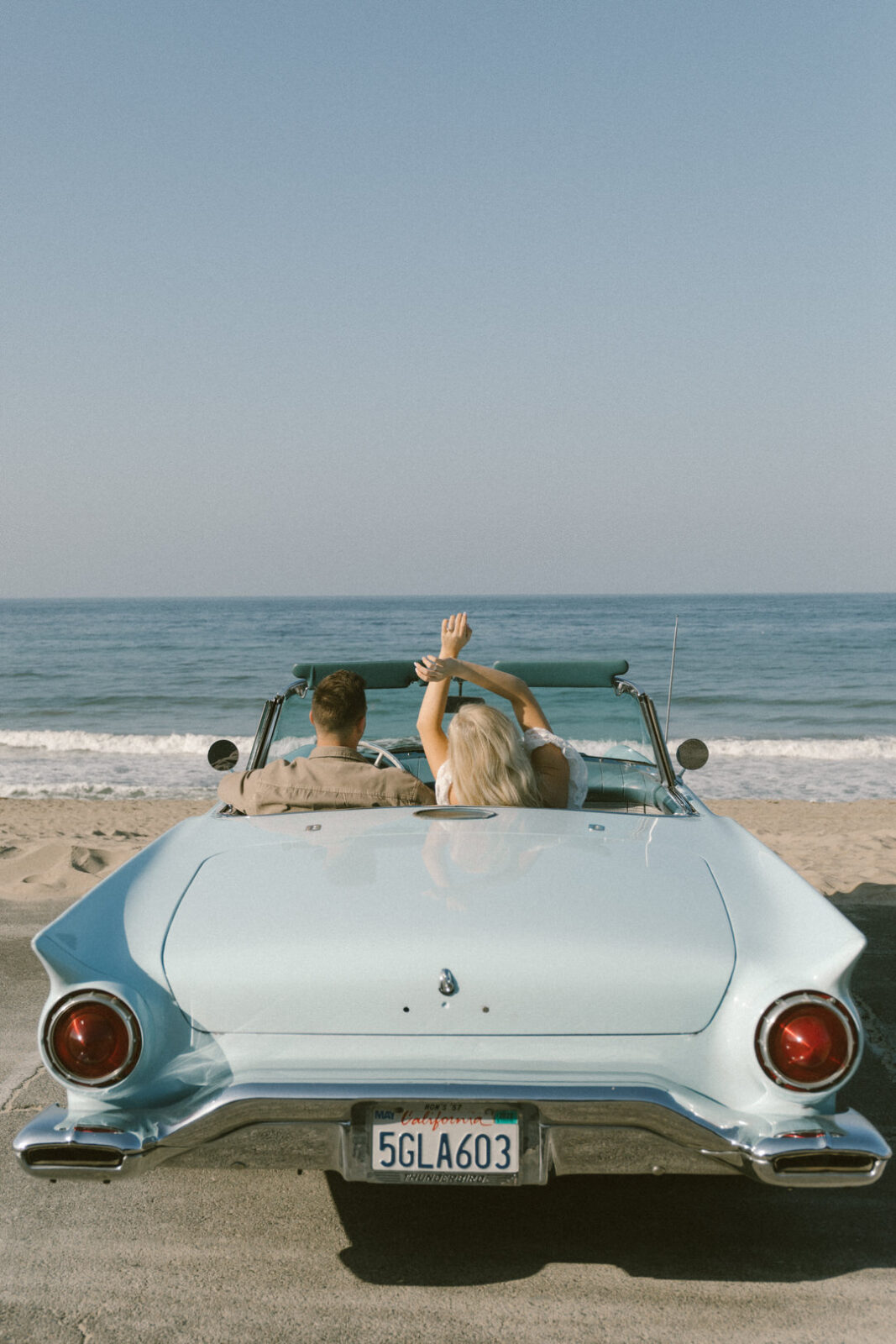 Malibu Vintage Car Engagement