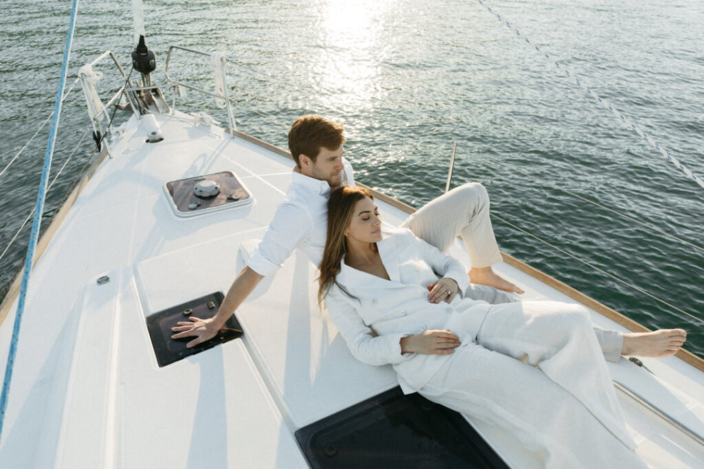 San Francisco Sailboat Engagement